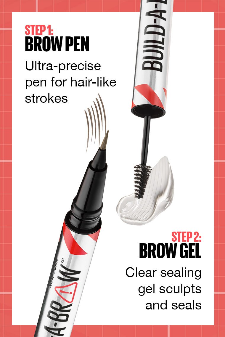 Build-A-Brow 2-in-1 Brow Pen and Sealing Gel - Maybelline