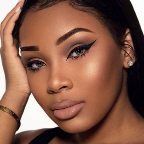 brown liquid eyeliner tutorial