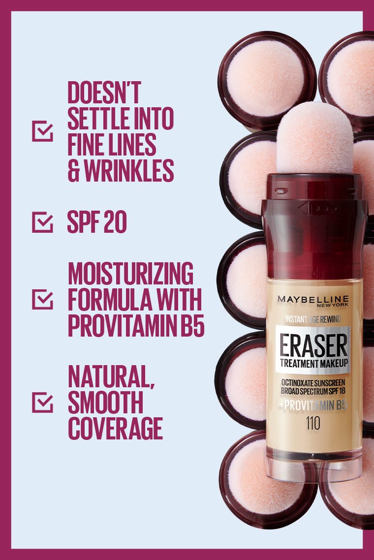 Instant Age Rewind Eraser Treatment Makeup Maybelline